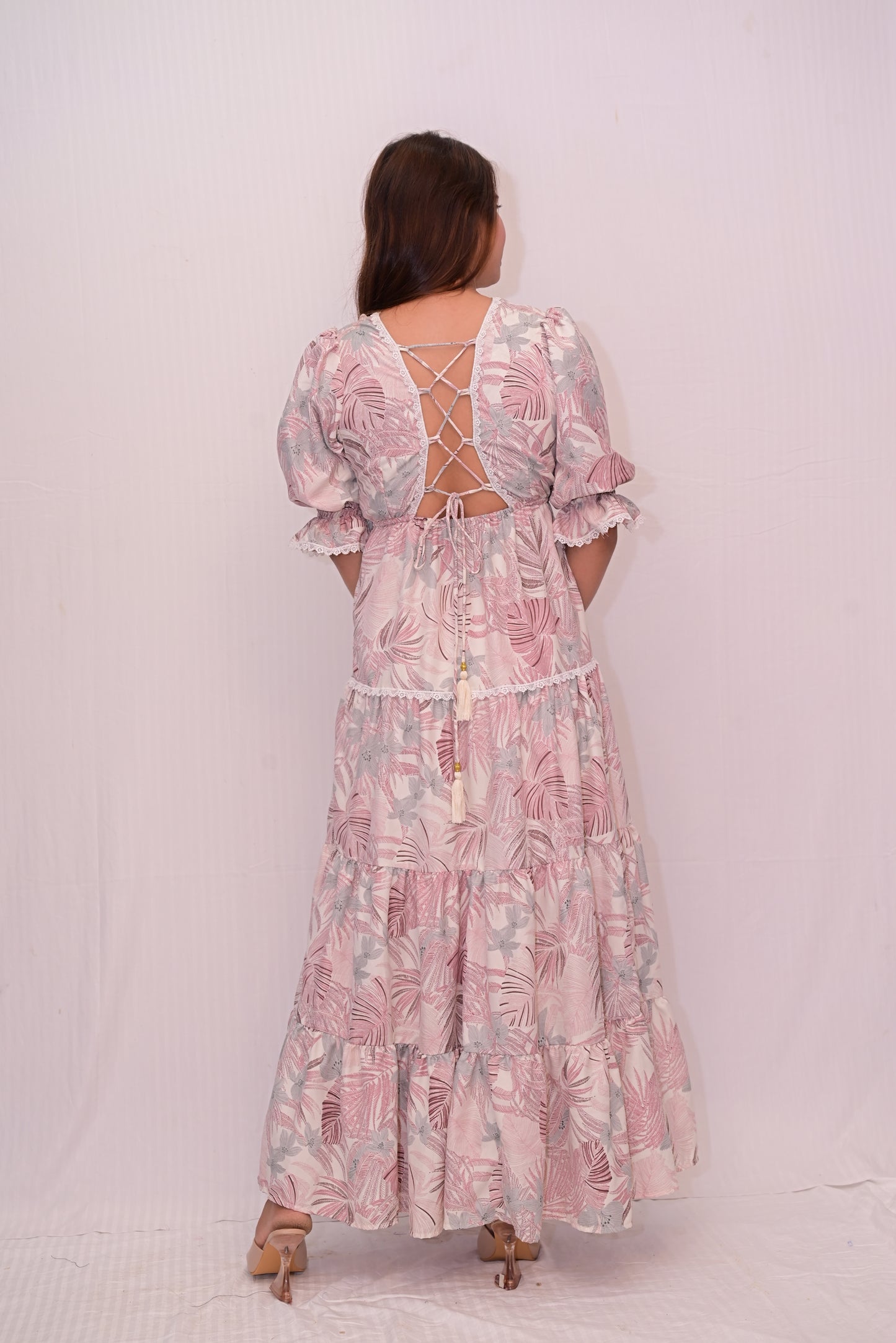 Triangle cut long cuba dress – Unique Wear